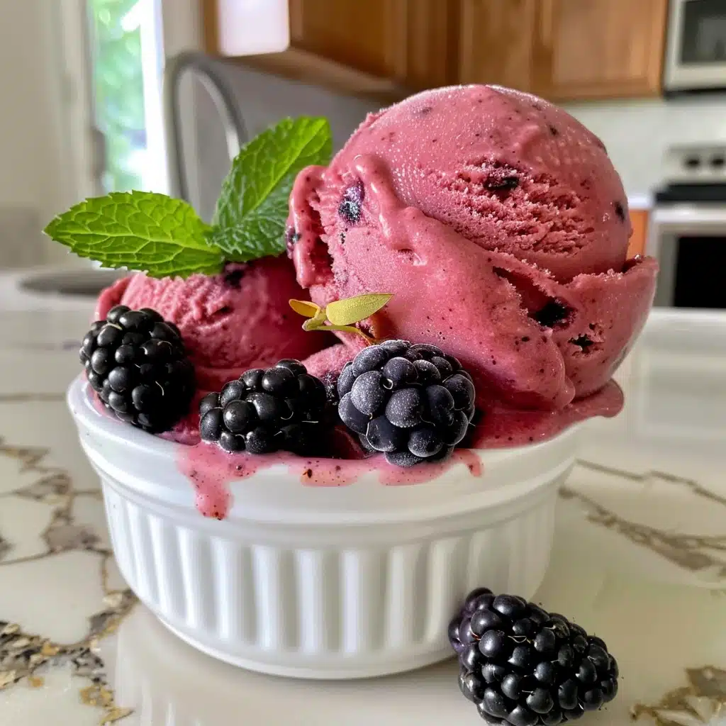 Blackberry Frozen Yogurt - Kitchen Variant